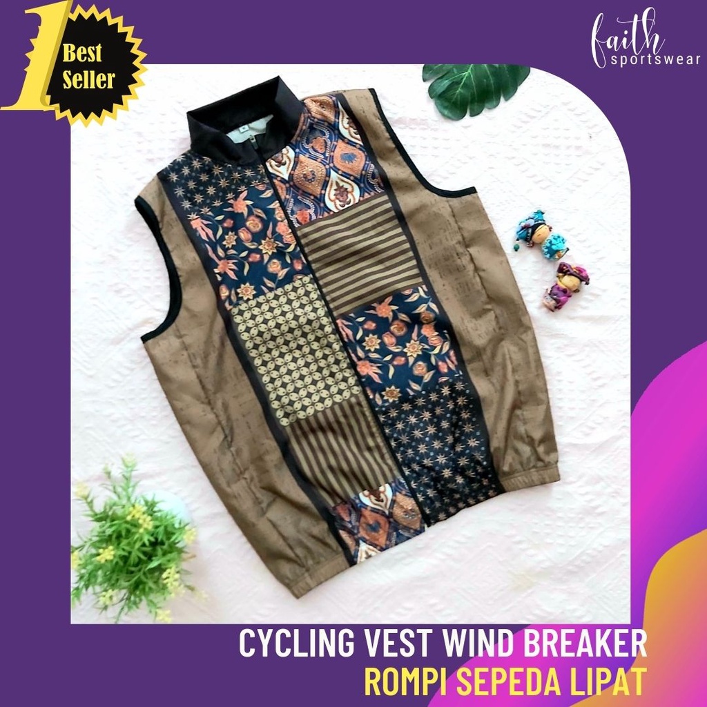 Jual [Motif Baru] ROMPI OLAH RAGA/ ROMPI SEPEDA / CYCLING VEST SEPEDA ...