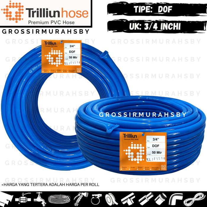 Jual Selang Air Trilliun Dof Uk 3/4 Inchi (1Roll Panjang 50 Meter ) 073 | Shopee Indonesia