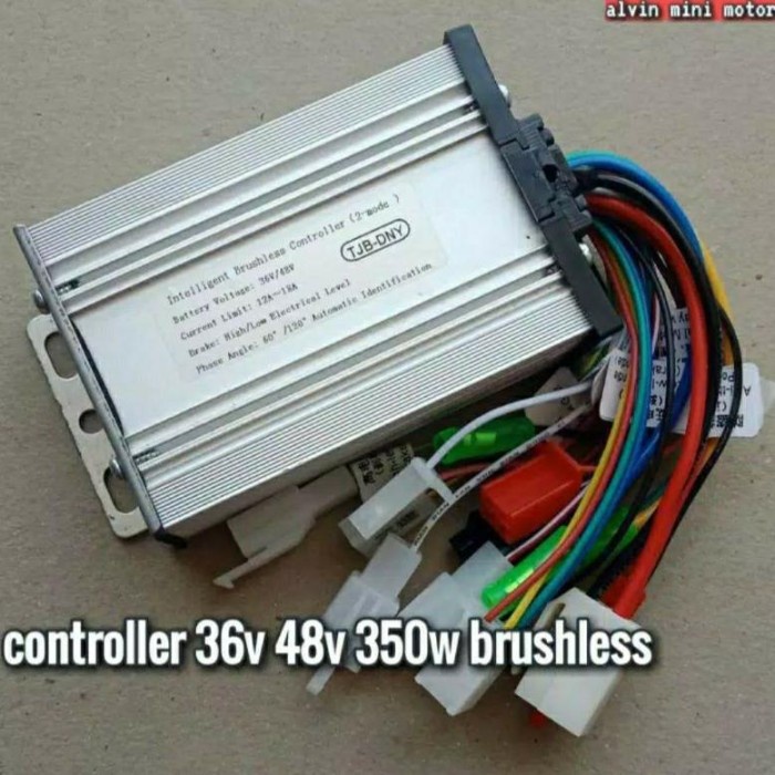 Jual KONTROLER SEPEDA LISTRIK 36V 48V 350W BLDC BRUSHLESS CONTROLLER ...