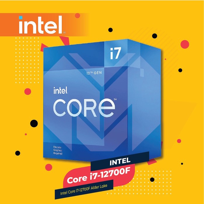 Jual Intel Core i7-12700F 12 Cores 20 Threads LGA1700 Processor ...