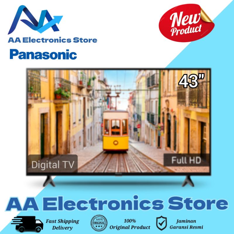 Jual PANASONIC TH 43L410G LED TV 43 INCH FULL HD DIGITAL TV TH43L410G ...