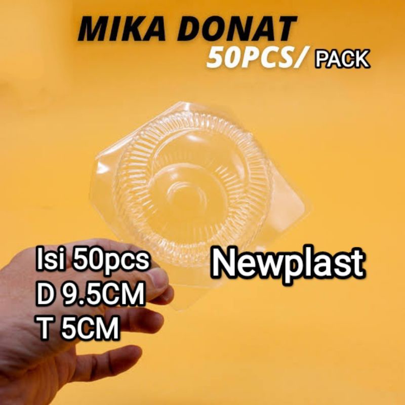Jual Mika Donat Bulat / Tray Donat isi 50pcs / Roti Kue - Mika Donat ...