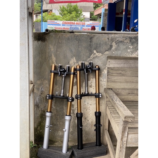 Jual skok depan ninja gorilla serpico/kidal pnp mp/gl/cb stik gold ...