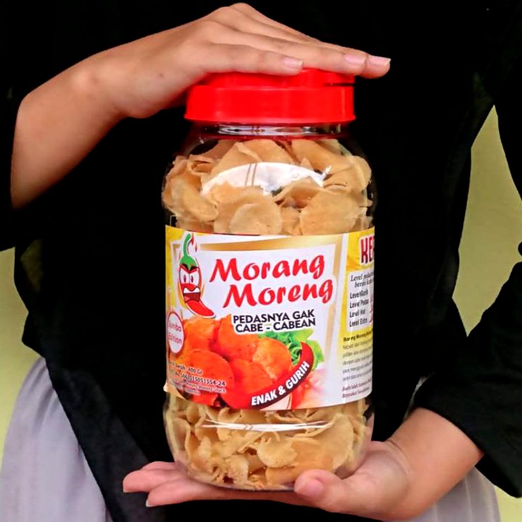 Jual Keripik Cireng Pedas Morang Moreng (Toples Jumbo) - Cimol Kering ...