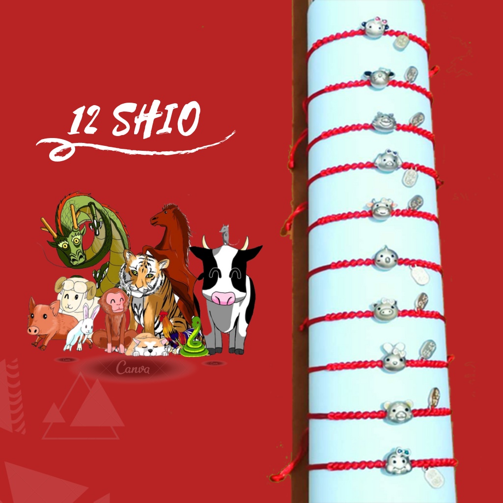 Jual Gelang 12 Shio Tali Merah Premium | Shopee Indonesia