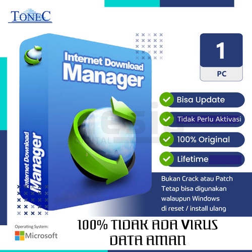 Jual IDM Internet Download Manager LIFETIME ORIGINAL | Shopee Indonesia