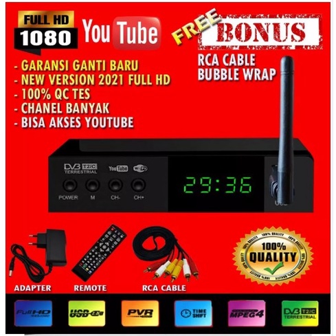 Jual MIXIO M1 TV DIGITAL DVB T2 SET TOP BOX WIFI STB | Shopee Indonesia
