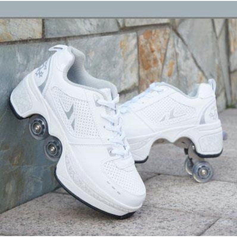 Jual sepatu roda 4 roda kick roller shoes roller skates roler shoe ...