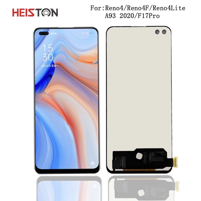 Jual heiston - lcd ts full set oppo reno4 reno4f reno4flite a93 2020 f17pro original indospp ...