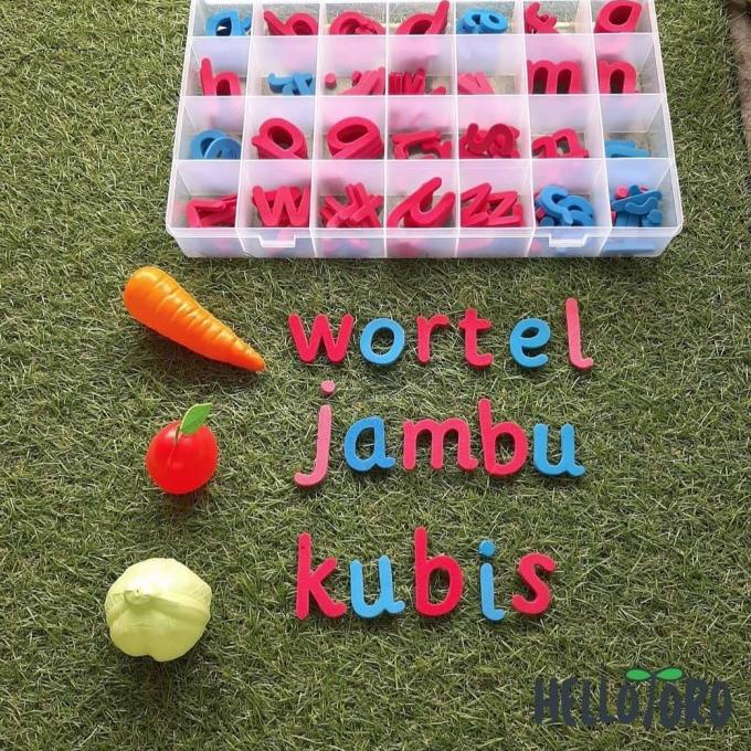 Jual Spesial Moveable Alphabet Huruf Montessori | Shopee Indonesia