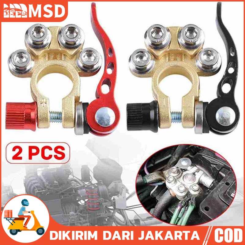 Jual Tutup Kepala Aki Mobil 2pcs Quick Release Terminal Aki Mobil Multi ...