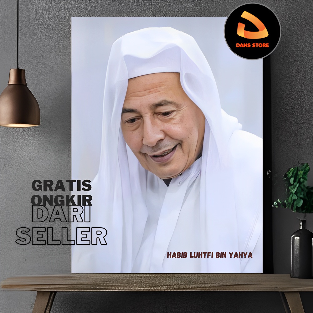 Jual Poster Habib Luthfi Bin Yahya Poster Habib Poster Kiyai Poster ...