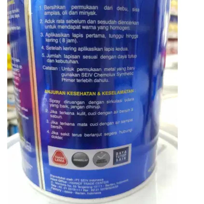 Jual Restock CAT KAYU BESI SEIV Hitam Doff Black Kilap 1 KG | Shopee ...