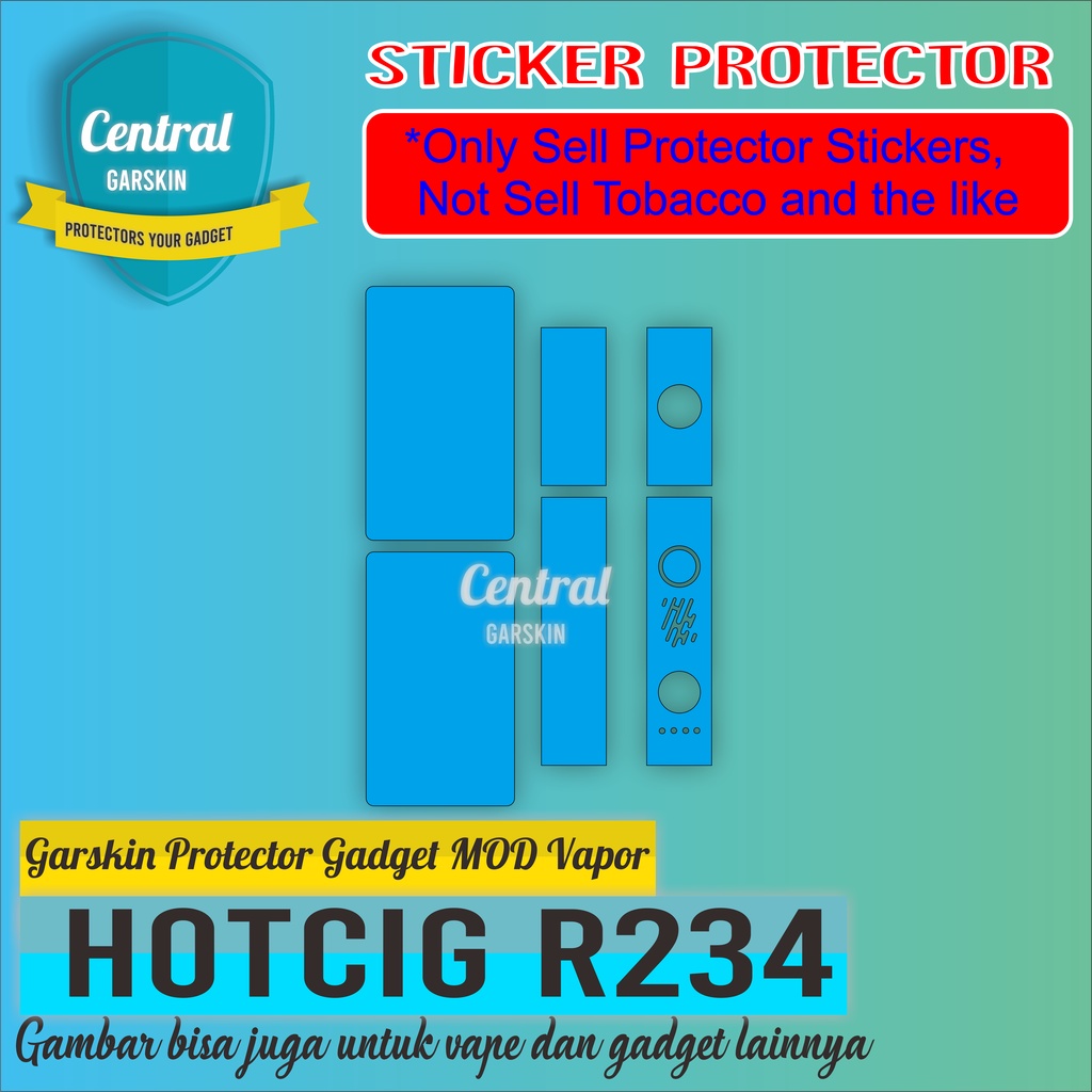 Jual stiker warp SKIN Garskin Hotcig R234 - blue | Shopee Indonesia