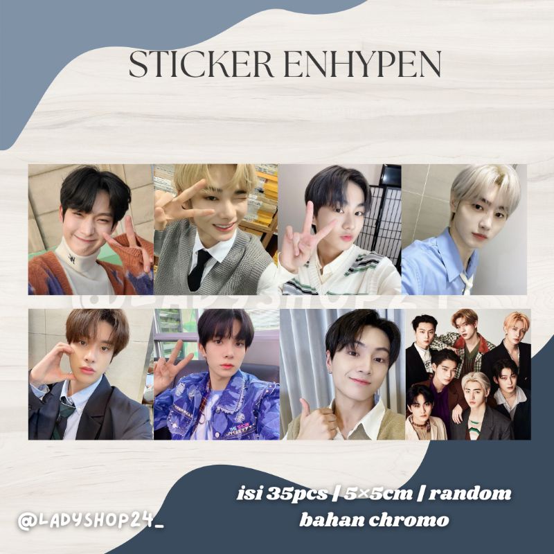 Jual STICKER SET ENHYPEN FREEBIES ISI 35PCS | Shopee Indonesia