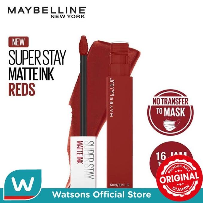Jual Maybelline Super Stay Mat Ink Rouge Gritty 285 | Shopee Indonesia