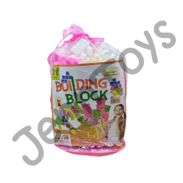 Jual Susun Building Block Dijual - JennToys 75pc Mainan - Anak BALOK ...