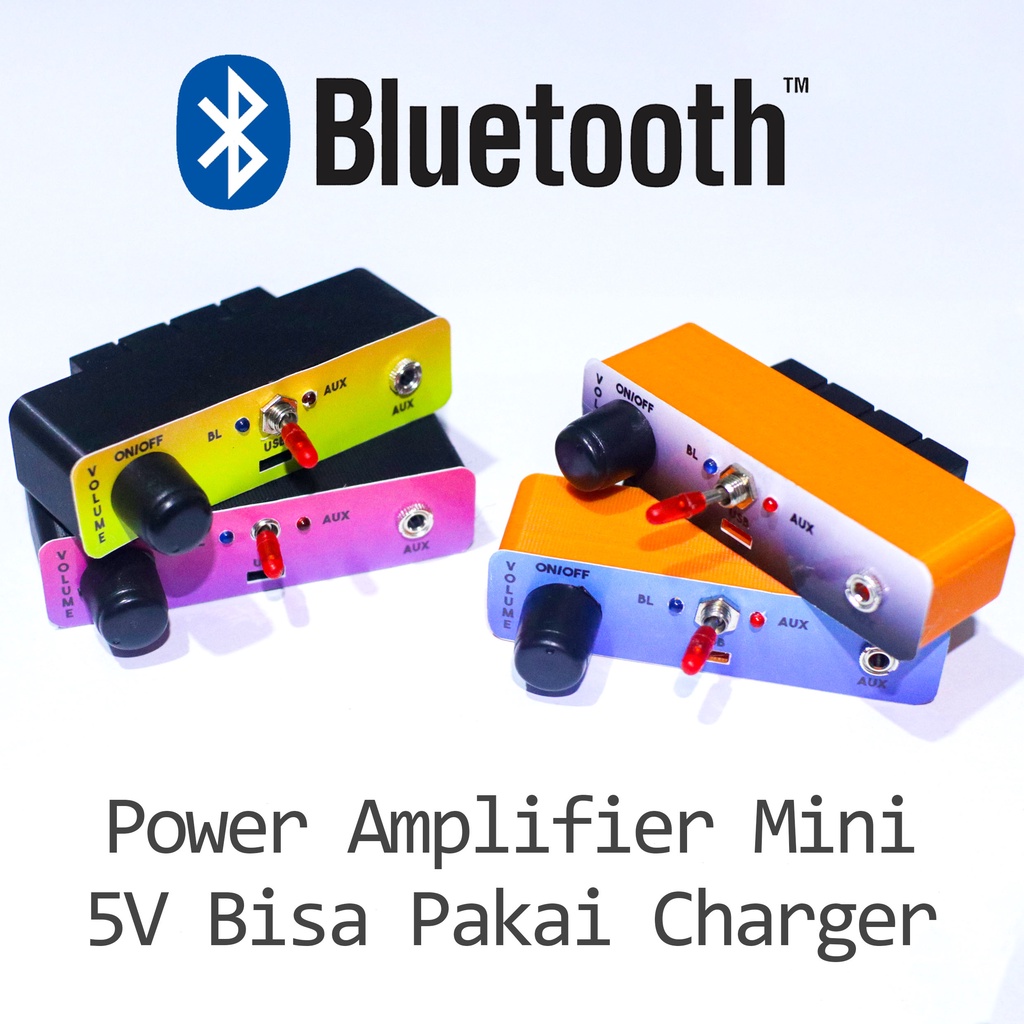 Jual Power Ampli Mini Bluetooth 5v Bisa Pakai Charger Hp Murah | Shopee ...
