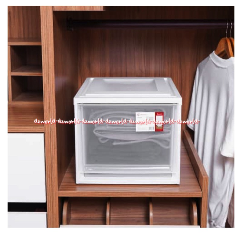 Jual Iris Drawer Storage 35cm Laci Penyimpanan Warna Putih Bisa Disusun ...
