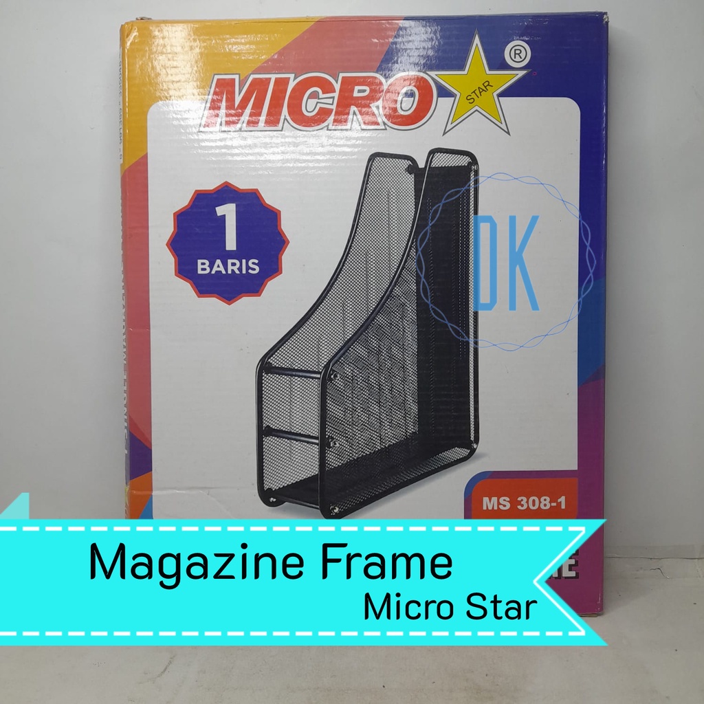 Jual Magazine Frame Micro Star Box File Folder Jaring Besi | Shopee ...