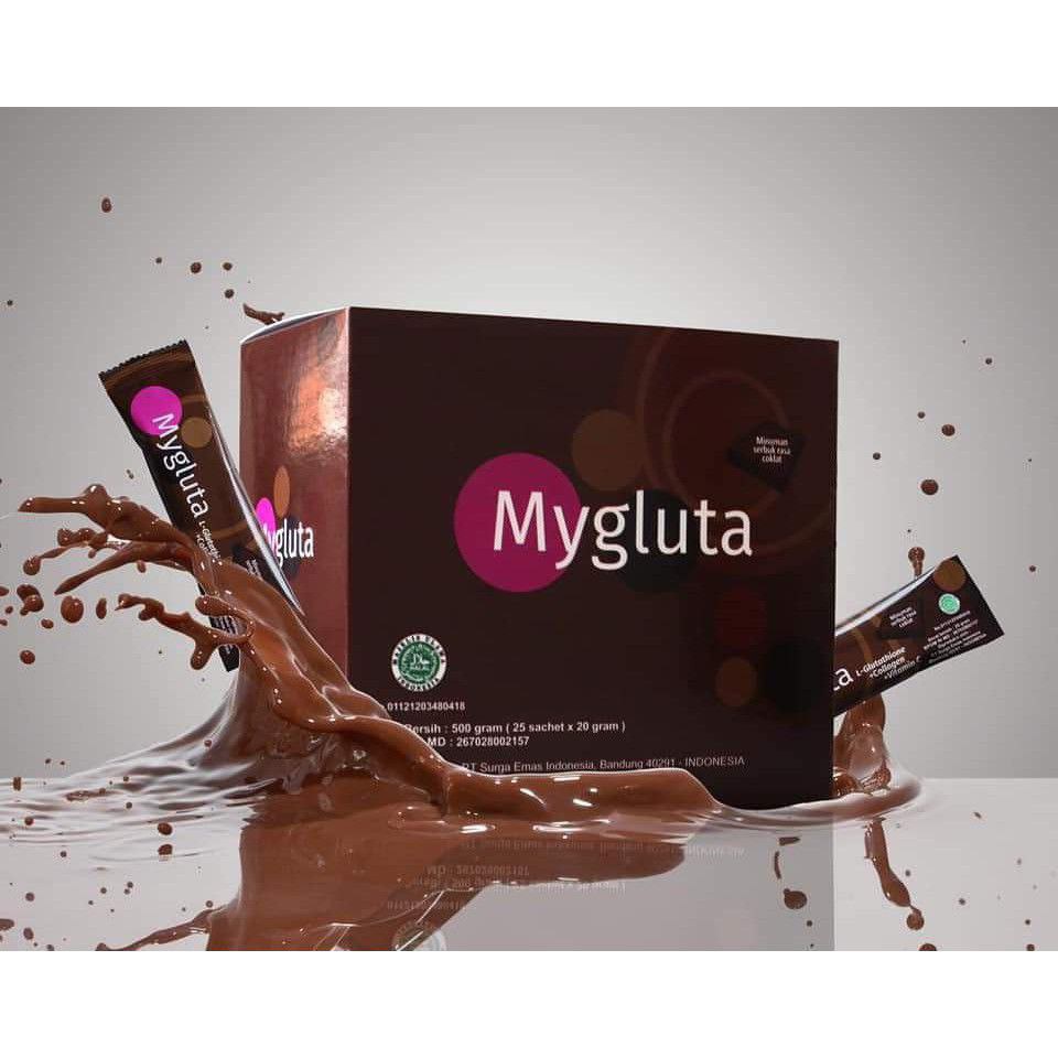 Jual Mygluta Coklat - Minuman Serbuk Rasa Coklat Isi 25 Sachet ( Bonus ...