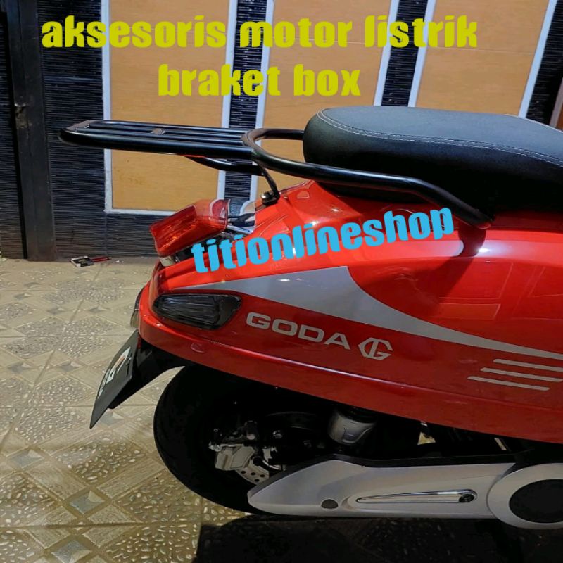 Jual Braket Box untuk motor listrik GODA aksesoris motor | Shopee Indonesia