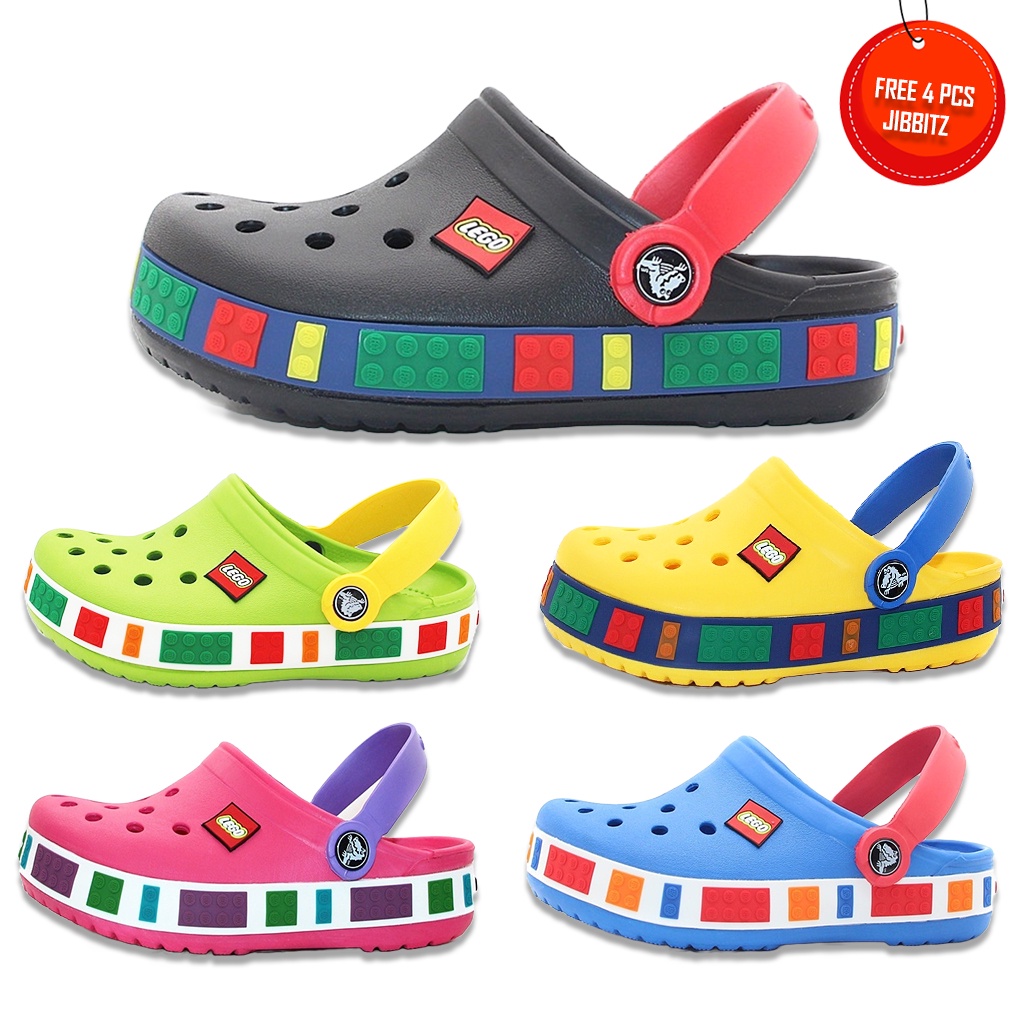 Jual Crocs Lego Kids Dan Junior Crocs Sandal Anak Sendal Karet Empuk ...