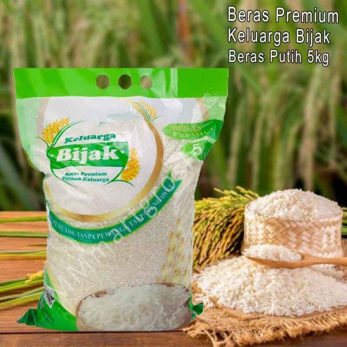 Jual Beras keluarga bijak 5kg | Shopee Indonesia