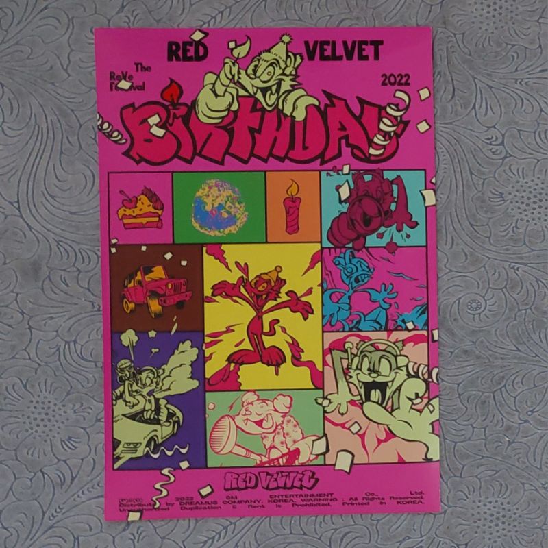 Jual Official Sticker Red Velvet Birthday | Shopee Indonesia