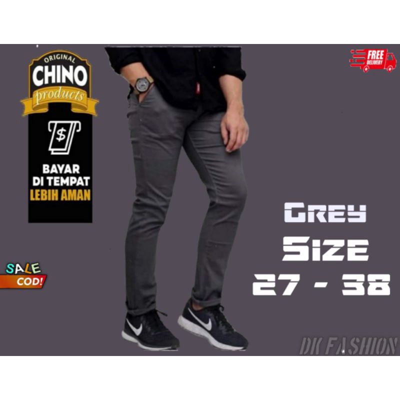 Jual Celana Chino panjang pria | Shopee Indonesia
