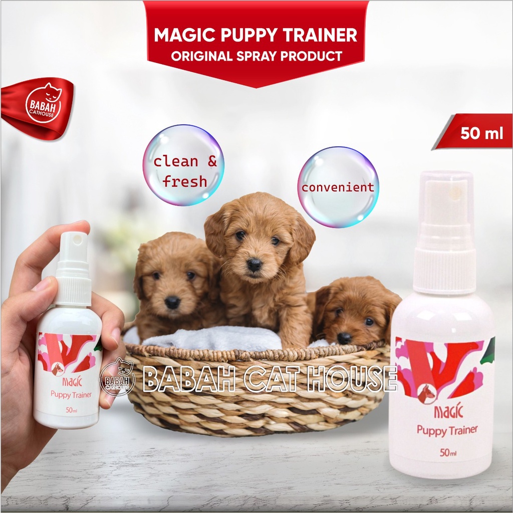 Jual MAGIC PUPPY TRAINING SPRAY untuk Latihan Pup Pisis di Underpad ...