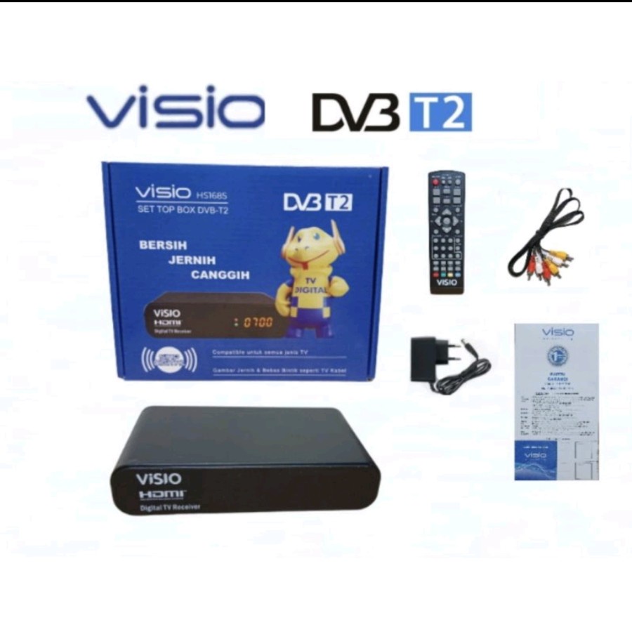 Jual SET TOP BOX DIGITAL TV VISIO DV3 T2 BERSIH JERNIH CANGGIH | Shopee ...
