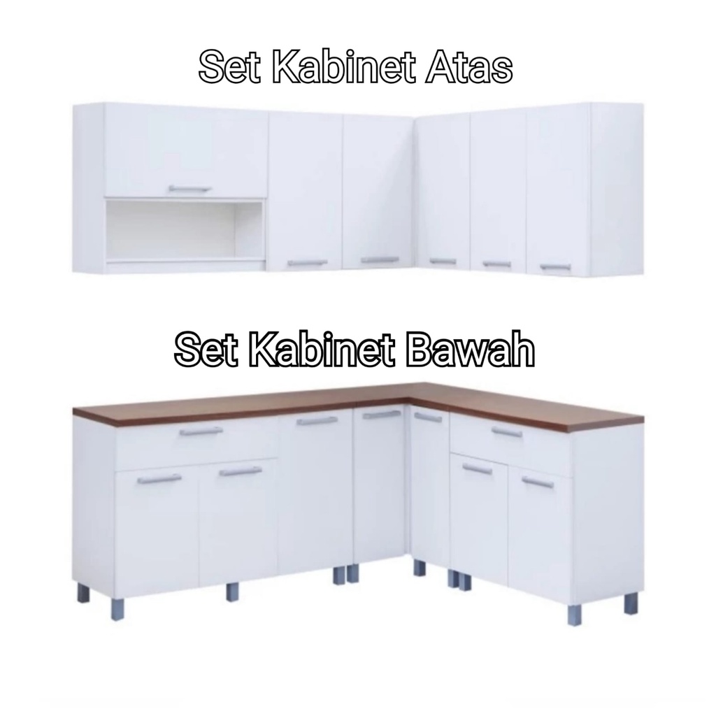 Jual Kabinet Kitchen Set Furniture Minimalis Bandung | Shopee Indonesia