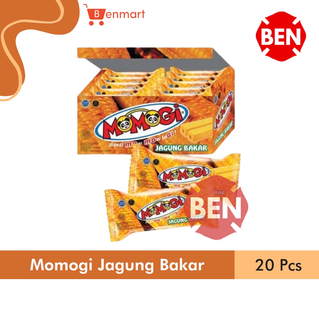 Jual Momogi Stick JAGUNG BAKAR 1 Box 20 Pcs Makanan Ringan Corn Dus ...