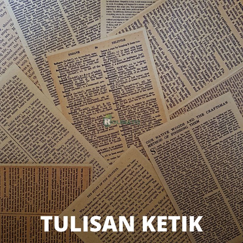 Jual Decorative Paper Vintage / Kertas Kliping Aesthetic Journal ...