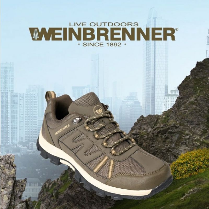 Jual WEINBRENNER Sepatu Pria Outdoor Hiking Kowlon Army Color | Shopee ...