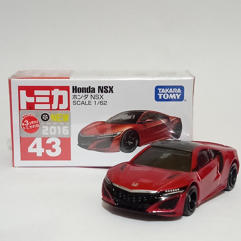 Jual Tomica No 43 HONDA NSX Takara Tomy Diecast mobil sport Miniatur Mobil Koleksi Mainan anak ...