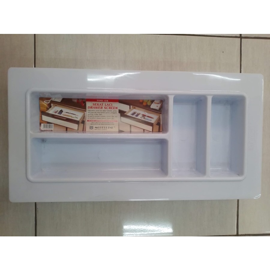 Jual Rak Sendok dan Garpu Plastik Putih Kecil Modelline Alat Tulis ...