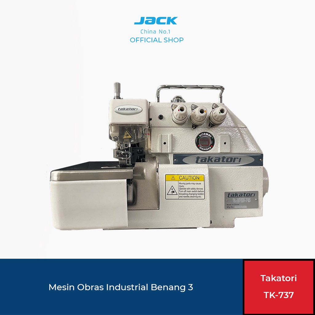 Jual MESIN OBRAS INDUSTRIAL BENANG 3, 4, 5 TAKATORI TK-737, TK-747, TK- 757 ORIGINAL | Shopee ...