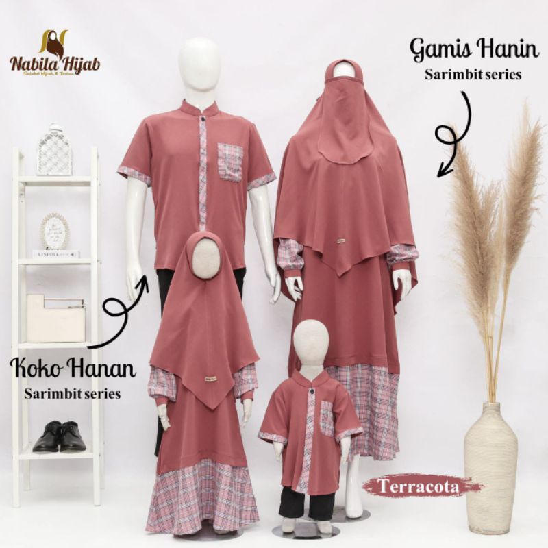 Jual Sarimbit Hanan Hanin 2023 / Set Gamis Kids By Nabila Hijab ...