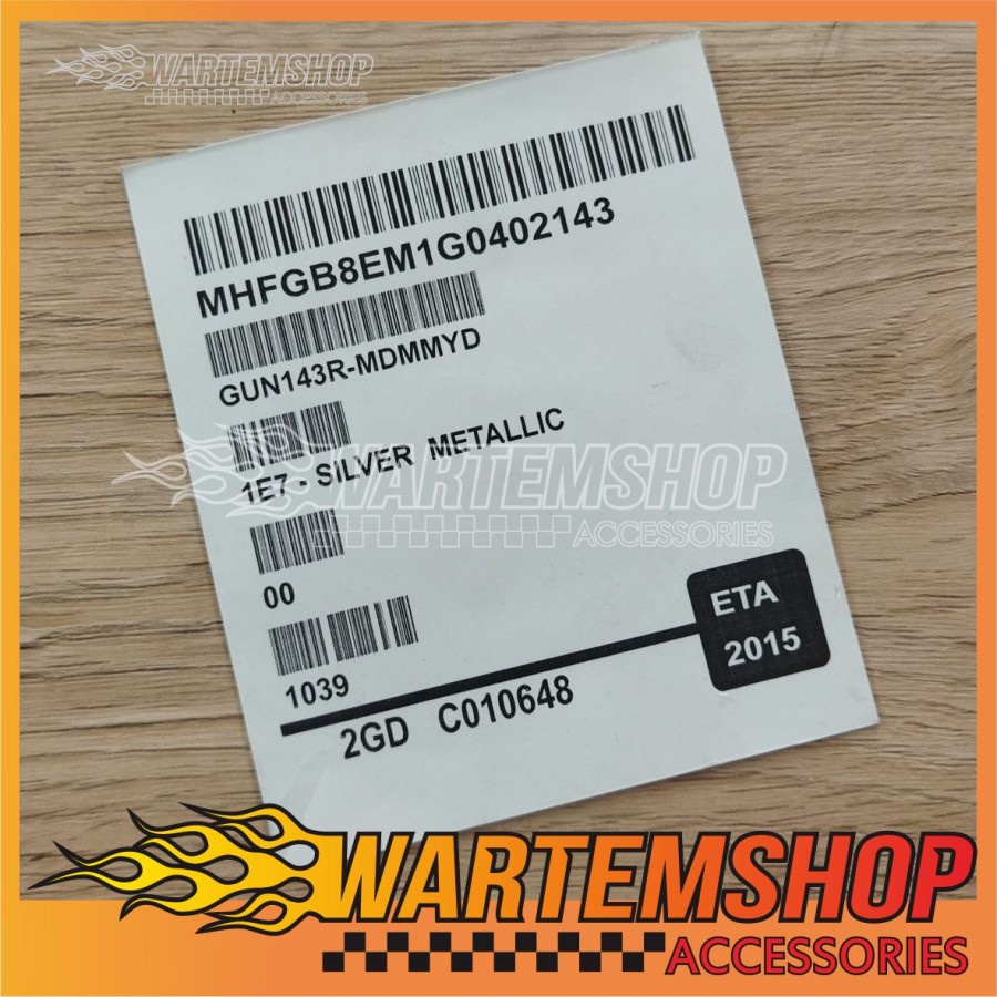 Jual STICKER BARCODE TOYOTA FORTUNER AND INNOVA | Shopee Indonesia