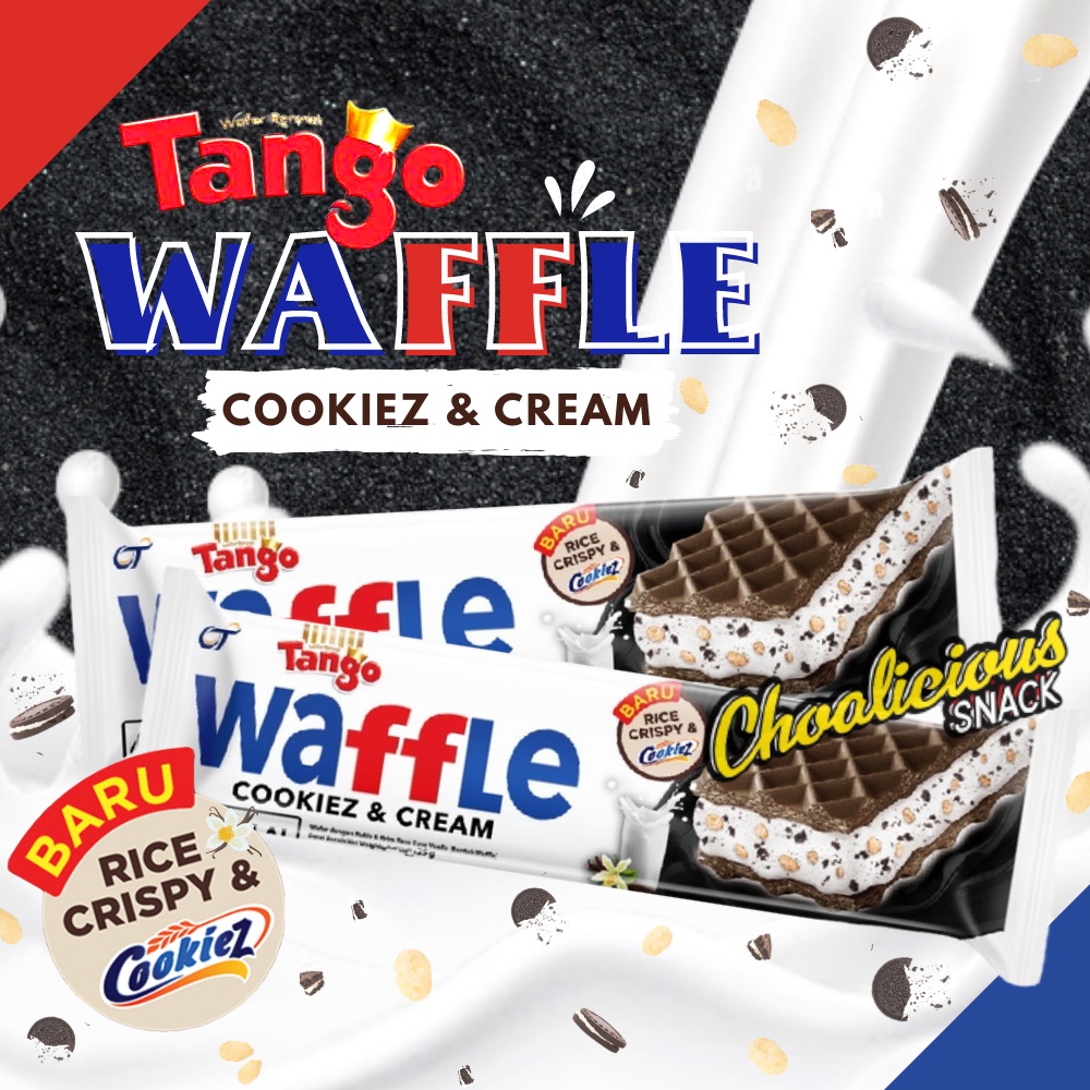 Jual TANGO Waffle Cookiez and Cream @25 gram (1 box isi 13 pcs / 1 ...