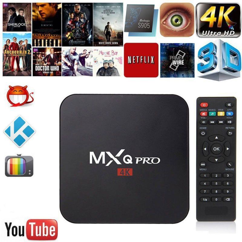 Jual Android TV BOX MXQ Pro 4K 5G Smart TV Box // Media Player Ram 2gb+16gb // new | Shopee ...
