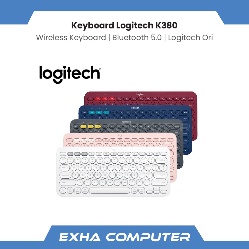 Jual Logitech K380 Multi Device Bluetooth Keyboard | Shopee Indonesia