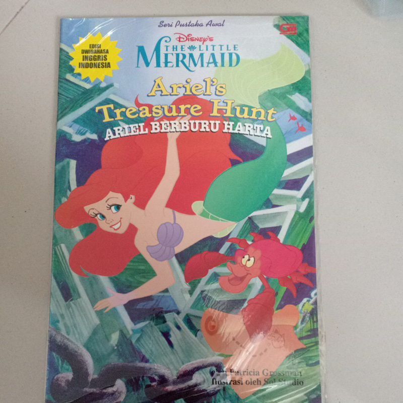 Jual reading book (buku cerita) The little mermaid: Ariel Treasure Hunt ...