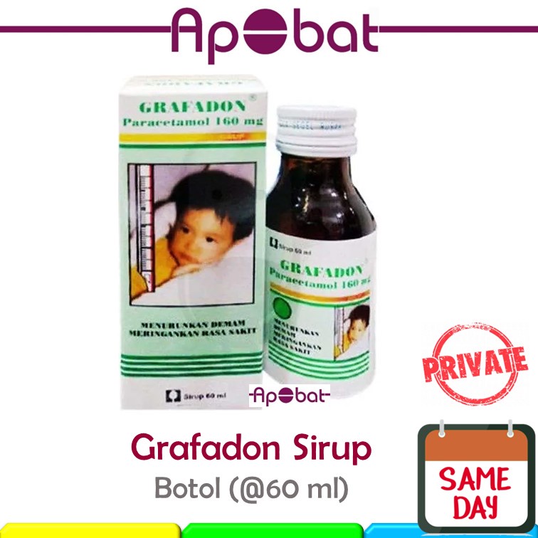 Jual - ApObat - Grafadon SIRUP Botol 60 ml Syrup Obat Panas Demam ...