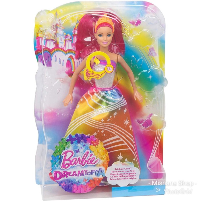 Jual Boneka Princess Barbie Light Show Dreamtopia Doll Mattel - Lampu ...
