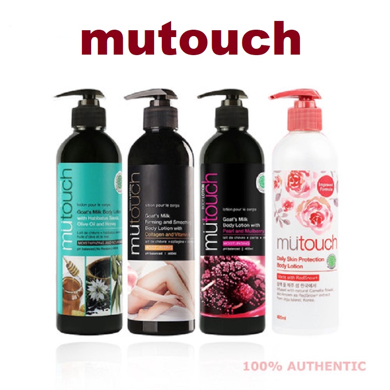 Jual MuTouch Goat's Milk Body Lotion 400ml | Mutouch White | Shopee ...