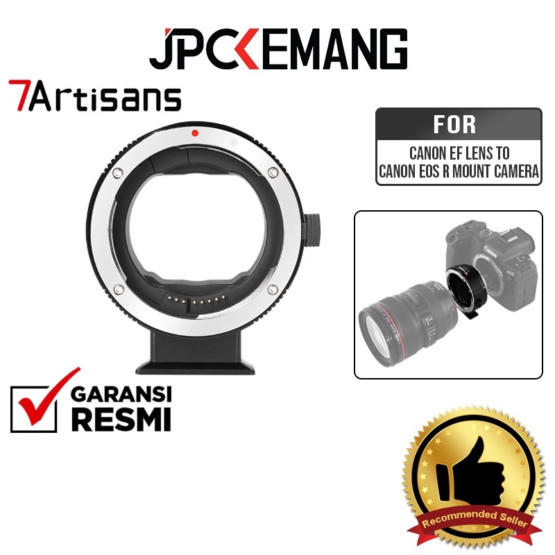 Jual 7Artisans EF-EOS R Autofocus Lens Adapter Canon EF Lens to EOS R Mount Camera 7Artisan ...