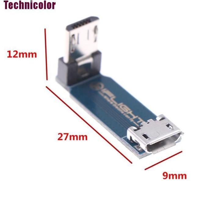 Jual IQ712 Tcid iFlight 90 degree L-shaped right angle USB adapter ...